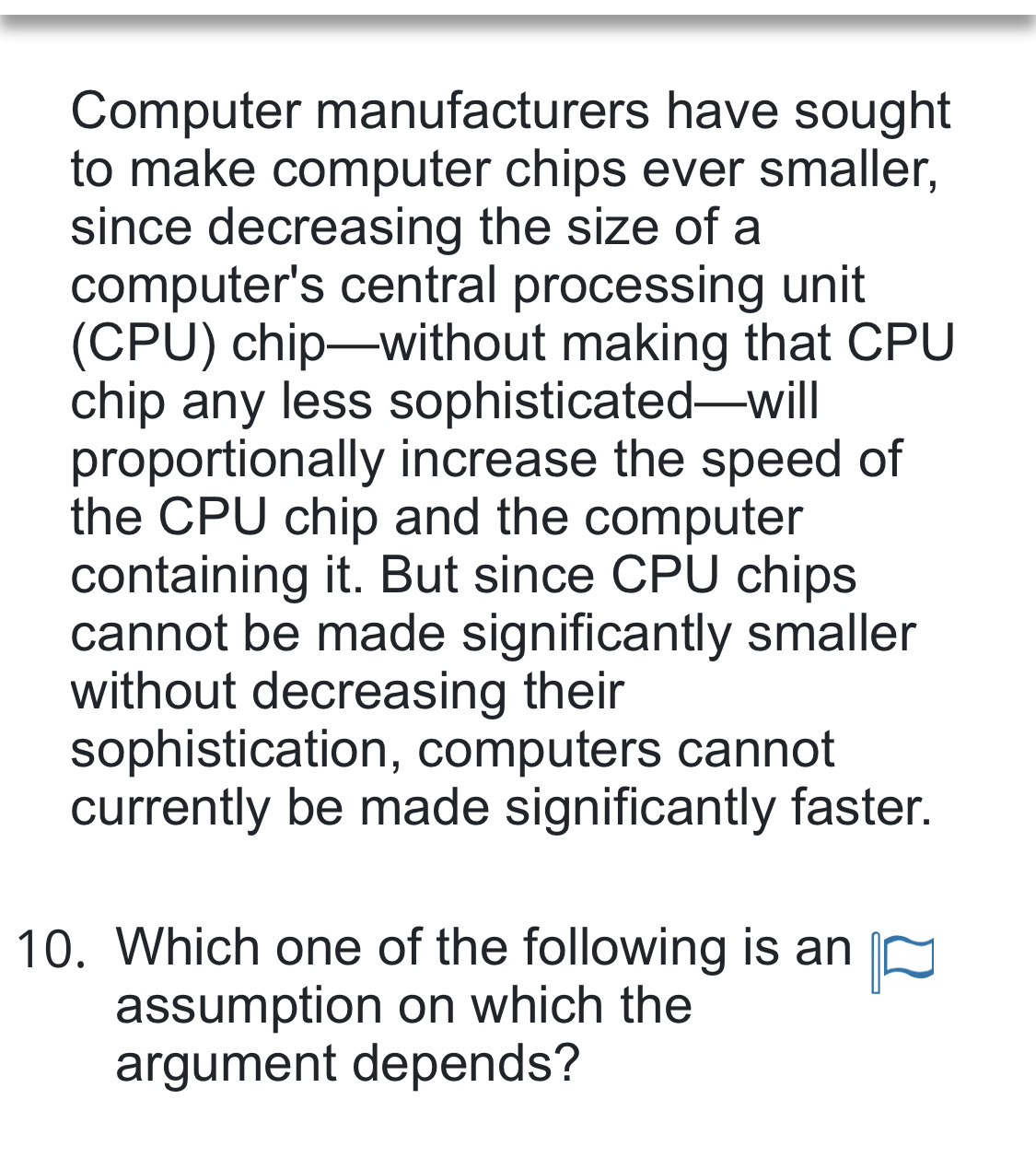 Solved Computer manufacturers have sought to make computer | Chegg.com