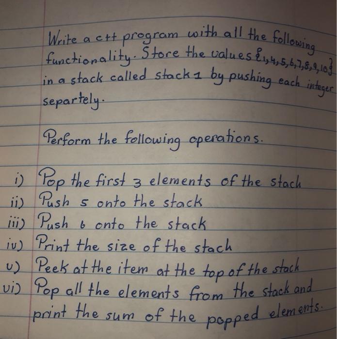 Solved with all the following a ctt Write program | Chegg.com