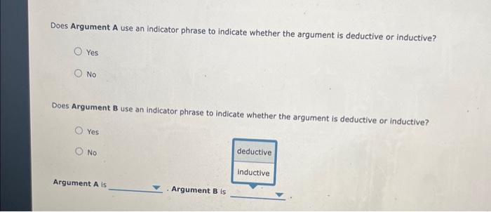 2. Deductive and Inductive Indicators Certain | Chegg.com