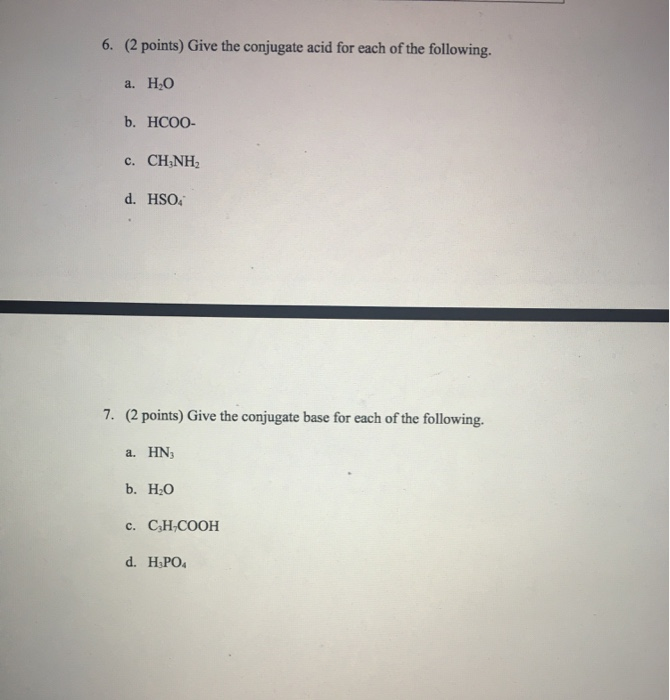 Solved 1. (4 points) Complete the following table. pH pOH | Chegg.com
