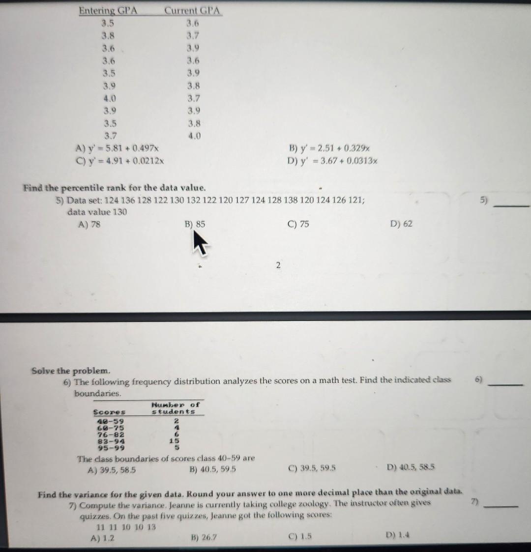 Solved Construct a modified box plot for the data. 10) The | Chegg.com