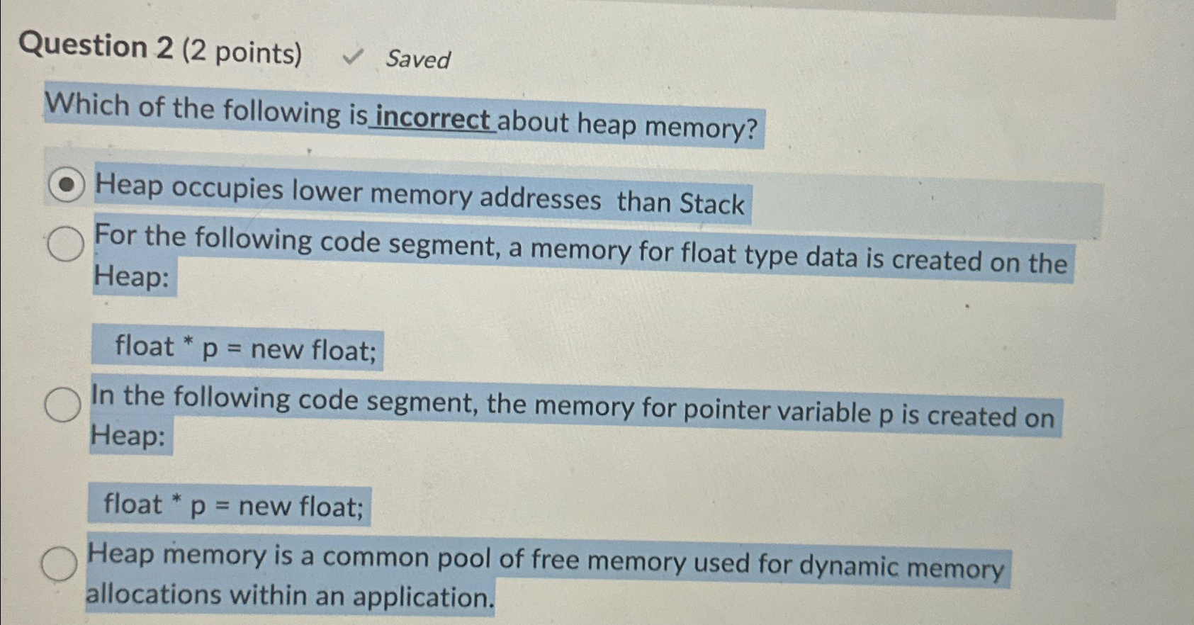 Solved Question 2 (2 points) SavedWhich of the following | Chegg.com Solved Question 2 (2 points) SavedWhich of the following | Chegg.com