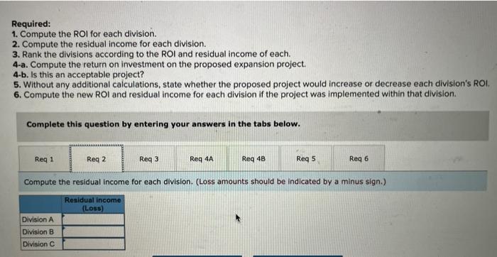 Solved Wescott Company has three divisions: A, B, and C. The | Chegg.com
