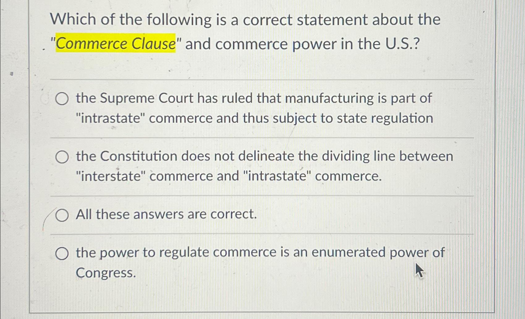 Solved Which of the following is a correct statement about | Chegg.com