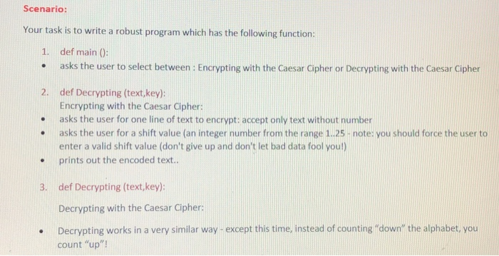 Solved write a robust program code in python which has the | Chegg.com
