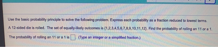 Solved Use the basic probability principle to solve the | Chegg.com