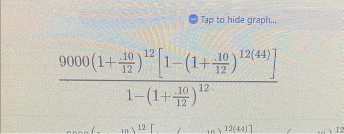 Tap to hide graph... | Chegg.com
