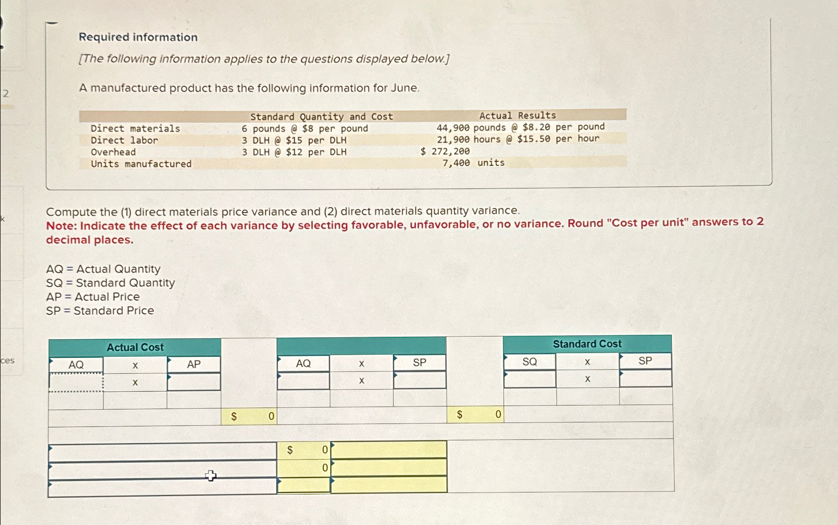 Solved Required information[The following information | Chegg.com