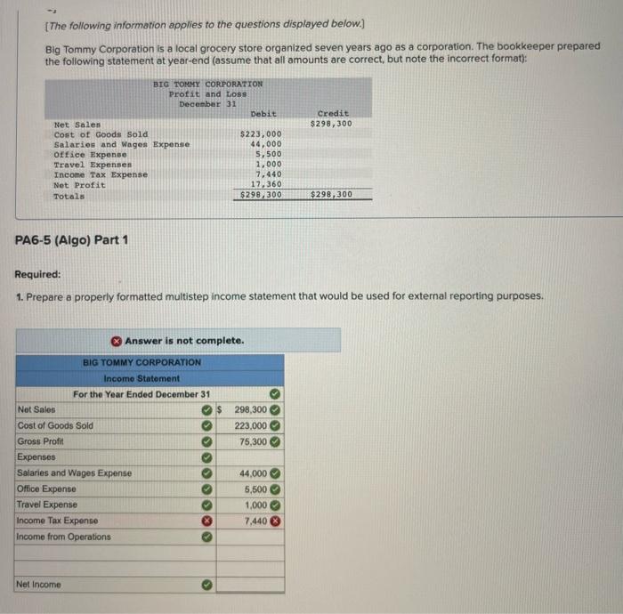 Solved [The following information applies to the questions | Chegg.com