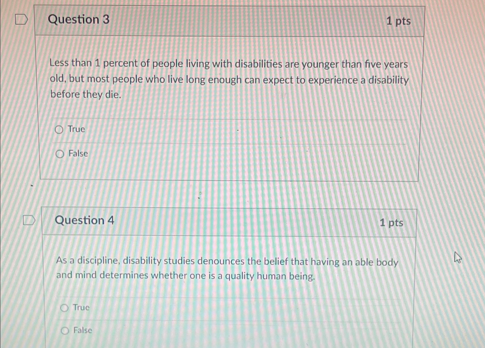 Solved Question 31ptsLess than 1 ﻿percent of people living | Chegg.com