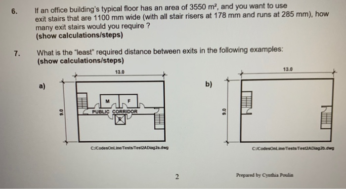 6. If an office building's typical floor has an area | Chegg.com