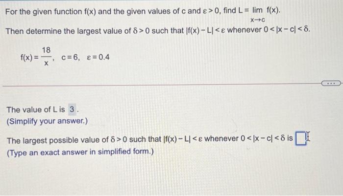 Solved For the given function f(x) and the given values of | Chegg.com