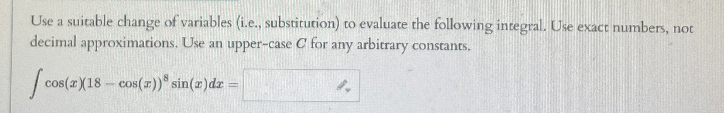 Solved Use a suitable change of variables (i.e., | Chegg.com