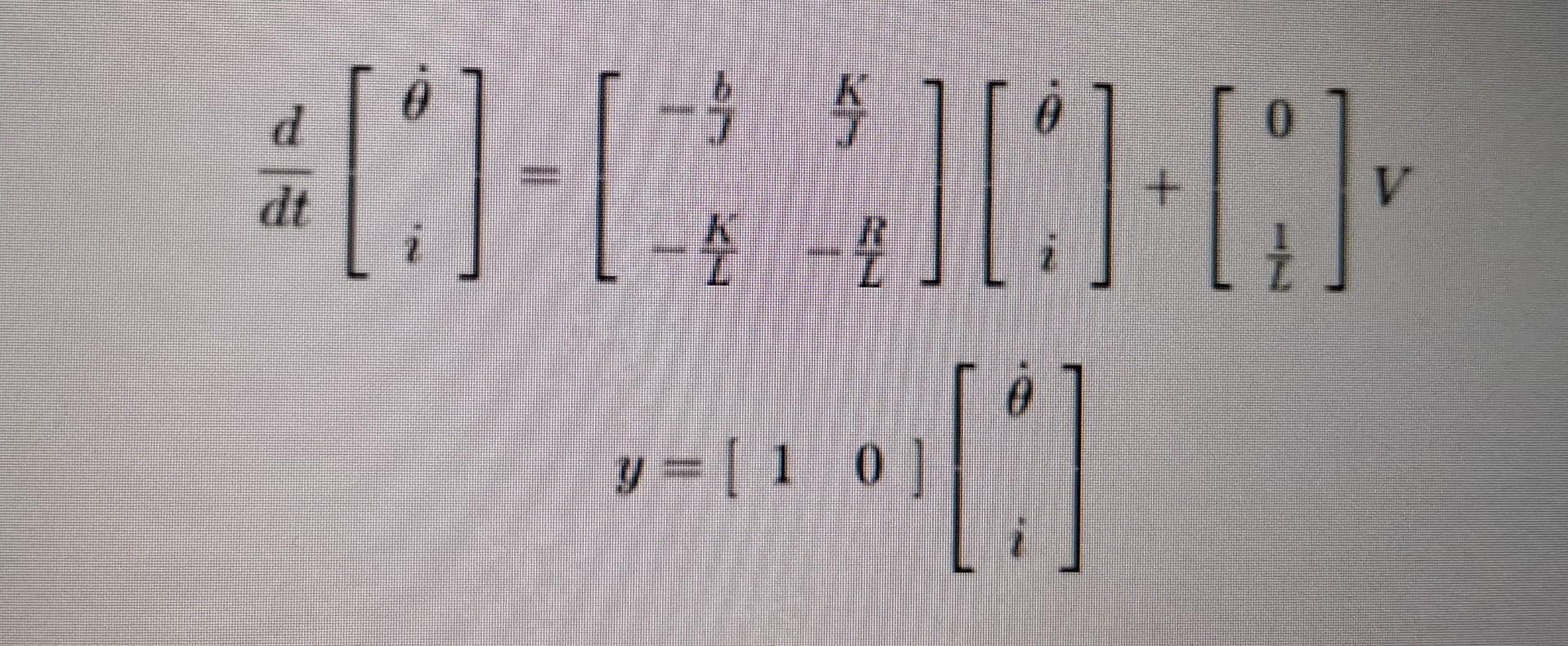 Solved DC motor controller design e- G Consider a DC motor | Chegg.com