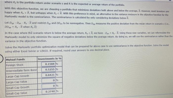 Markowitz portfolio optimization: Harry Markowitz | Chegg.com