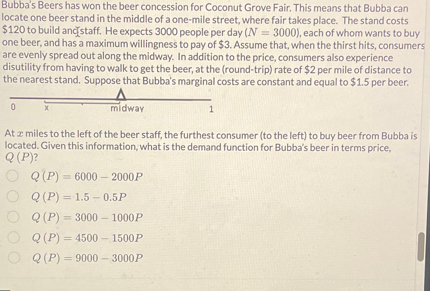 Bubba's Beers has won the beer concession for Coconut | Chegg.com