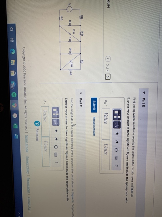 Solved Review Part A Find the equivalent resistance seen by | Chegg.com