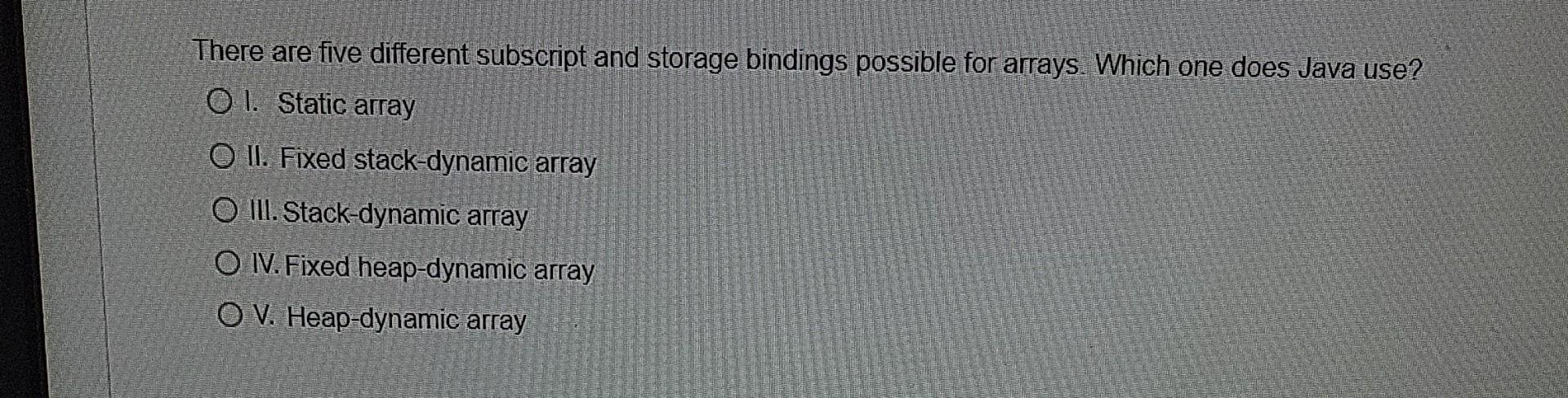 Solved There are five different subscript and storage | Chegg.com Solved There are five different subscript and storage | Chegg.com