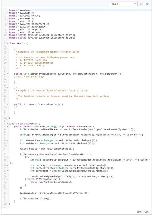 Solved HackerRank Vertex Centrality (will give thumbs up to | Chegg.com