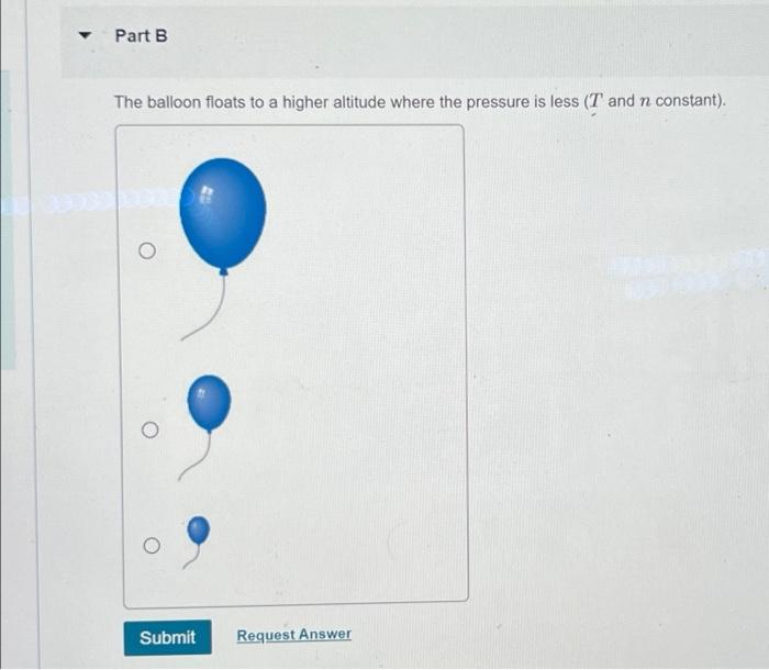 Solved A balloon is flled with helium gas with a partial | Chegg.com