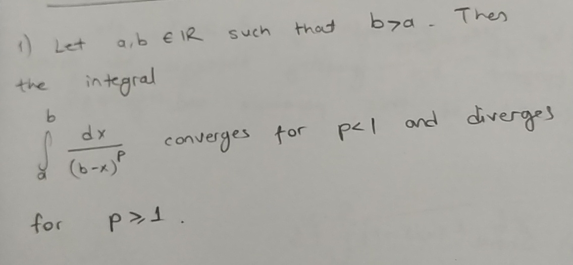 Solved Let a,b in R ﻿such that b>a. ﻿Then the | Chegg.com