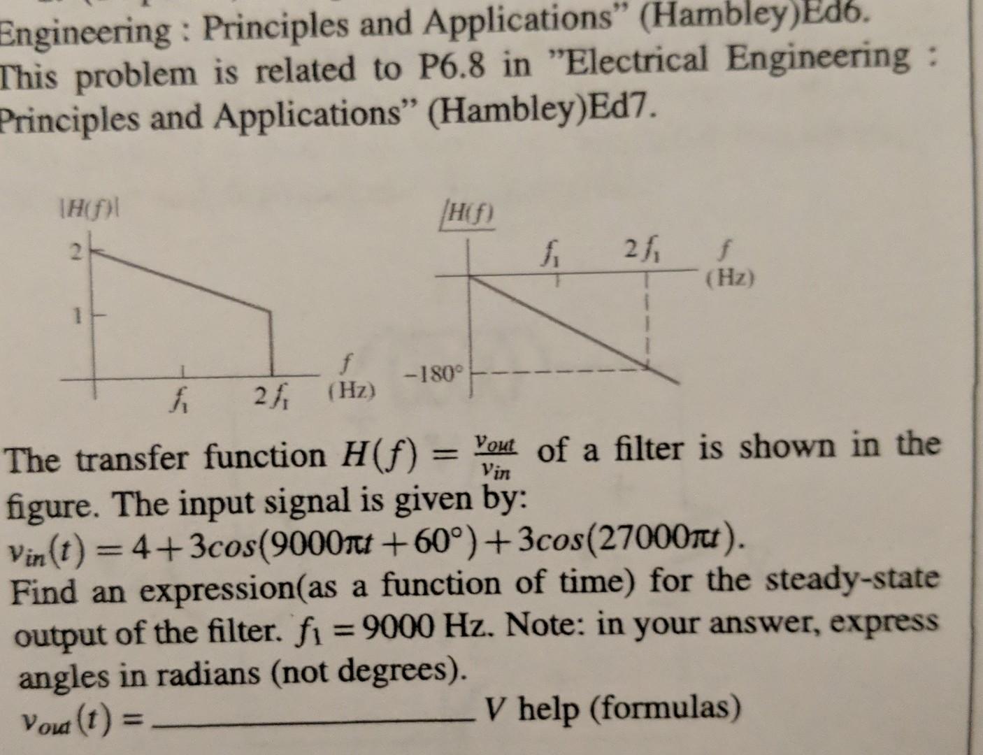 Solved Engineering : Principles and Applications" | Chegg.com