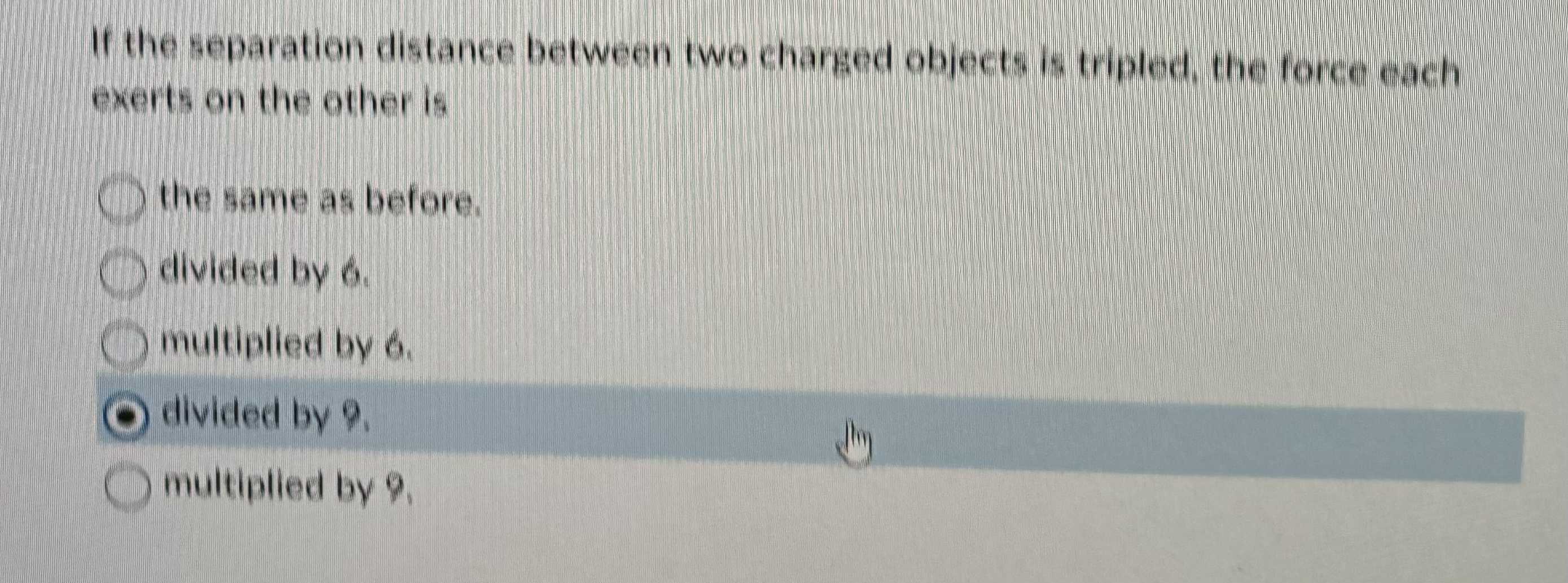 Solved If the separation distance between two charsed | Chegg.com