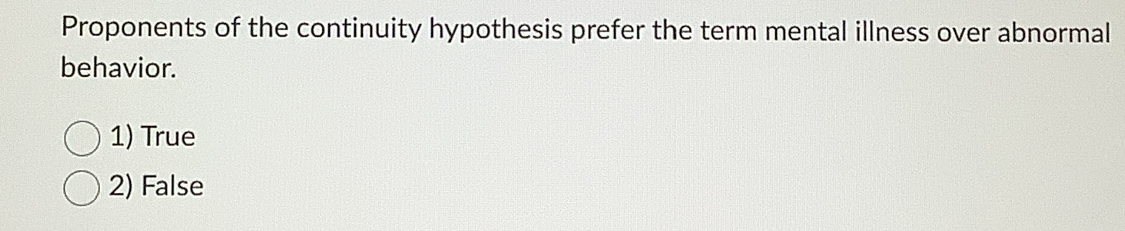 Solved Proponents of the continuity hypothesis prefer the | Chegg.com