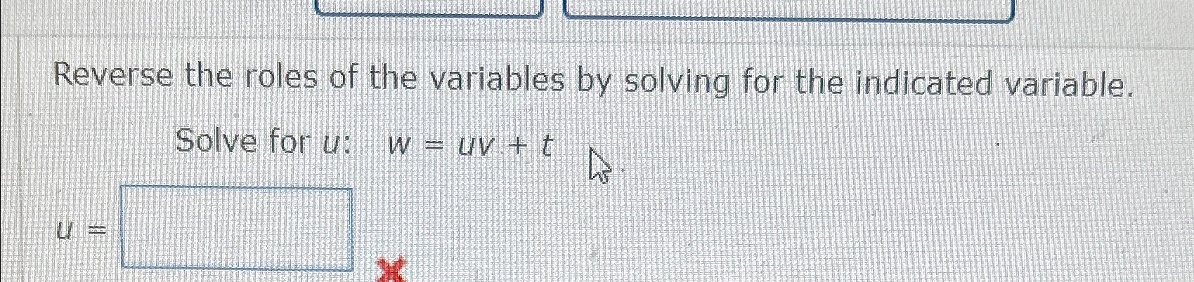 Solved Reverse the roles of the variables by solving for the | Chegg.com