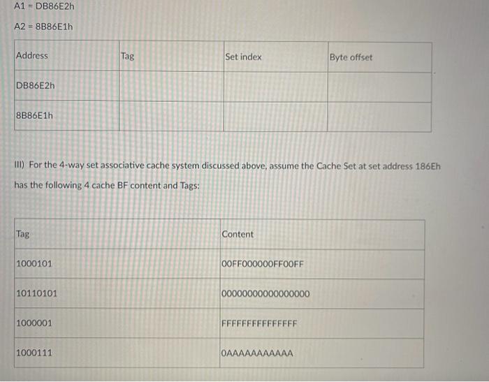 Solved A) A memory system has 16MB. The memory is organized | Chegg.com
