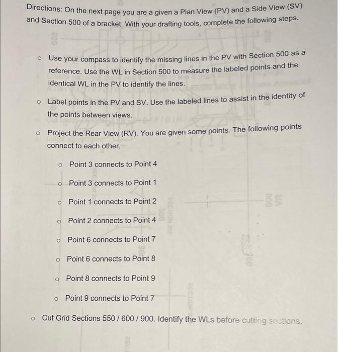 Solved Directions: On the next page you are a given a Plan | Chegg.com