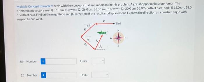 Solved Multiple Concept Example 9 deals with the concepts | Chegg.com