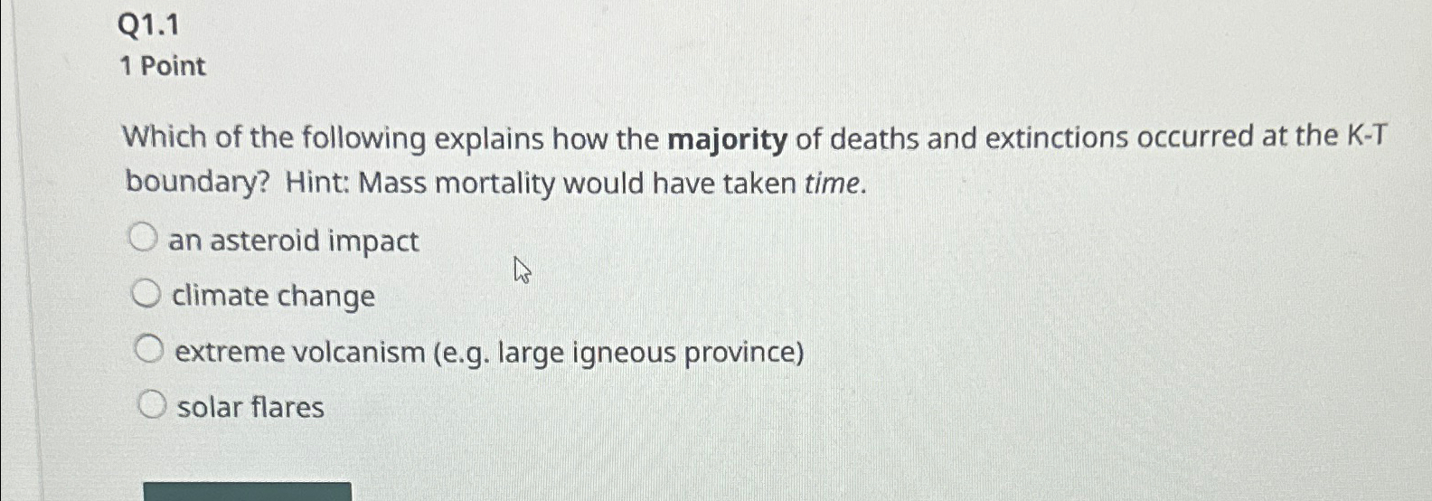 Solved Q1.11 ﻿PointWhich of the following explains how the | Chegg.com
