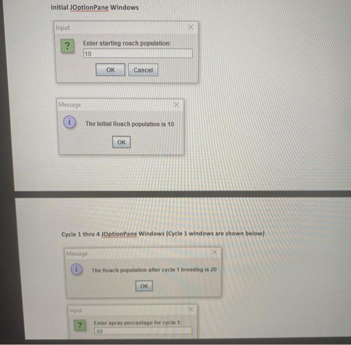 Solved Roach Population Assignment Implement A Class 