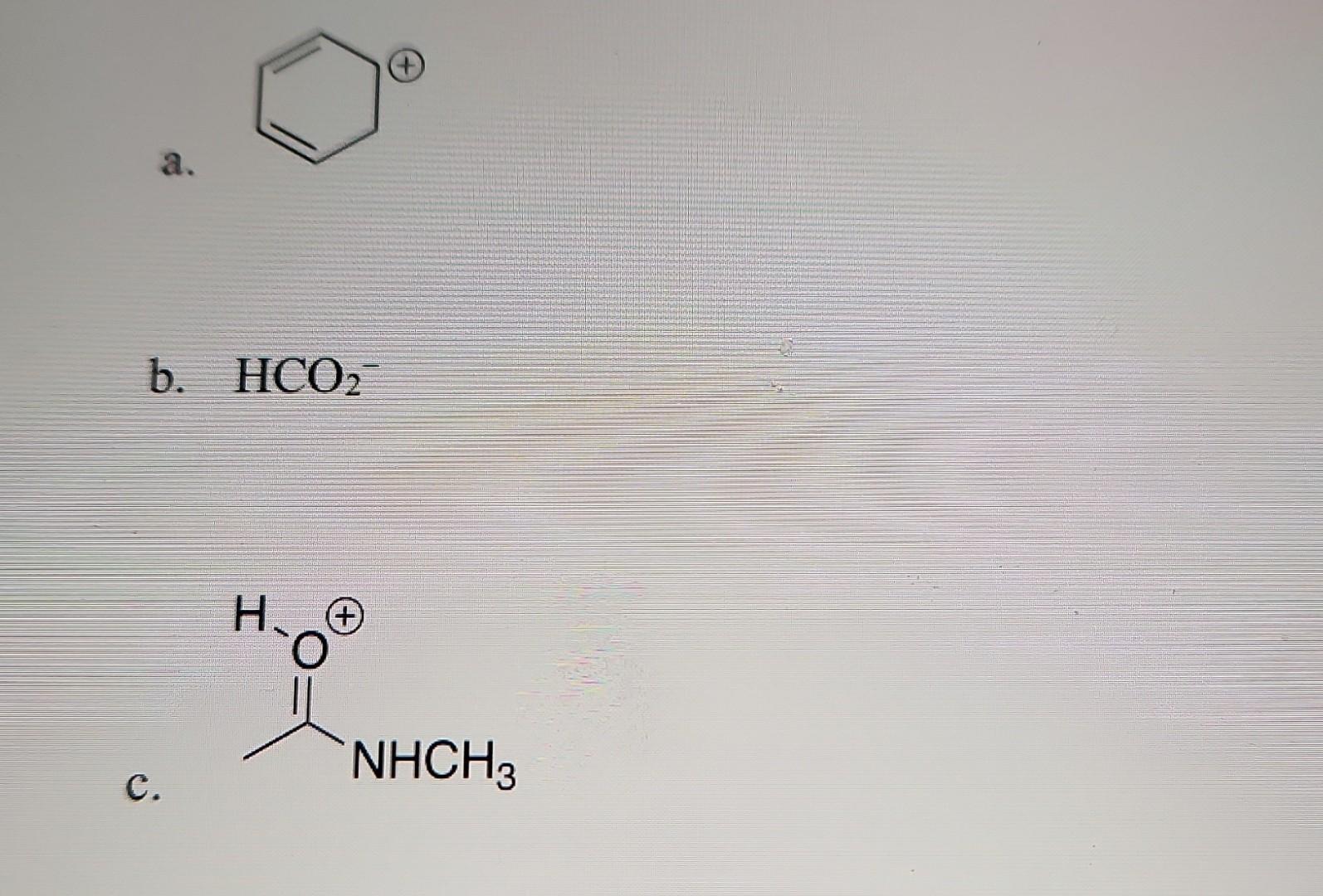 Solved b. HCO2− | Chegg.com