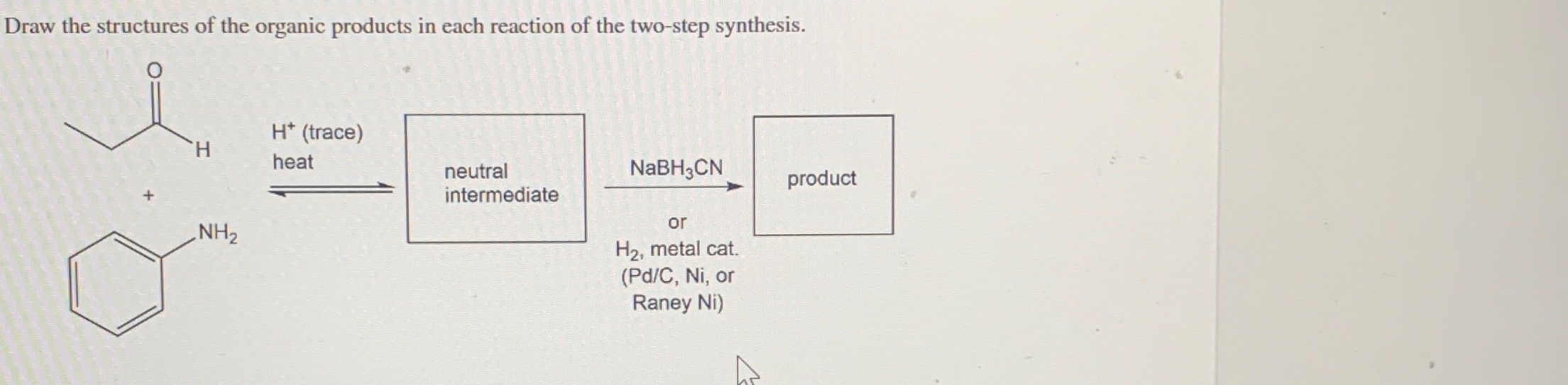Solved Draw the structures of the organic products in each | Chegg.com