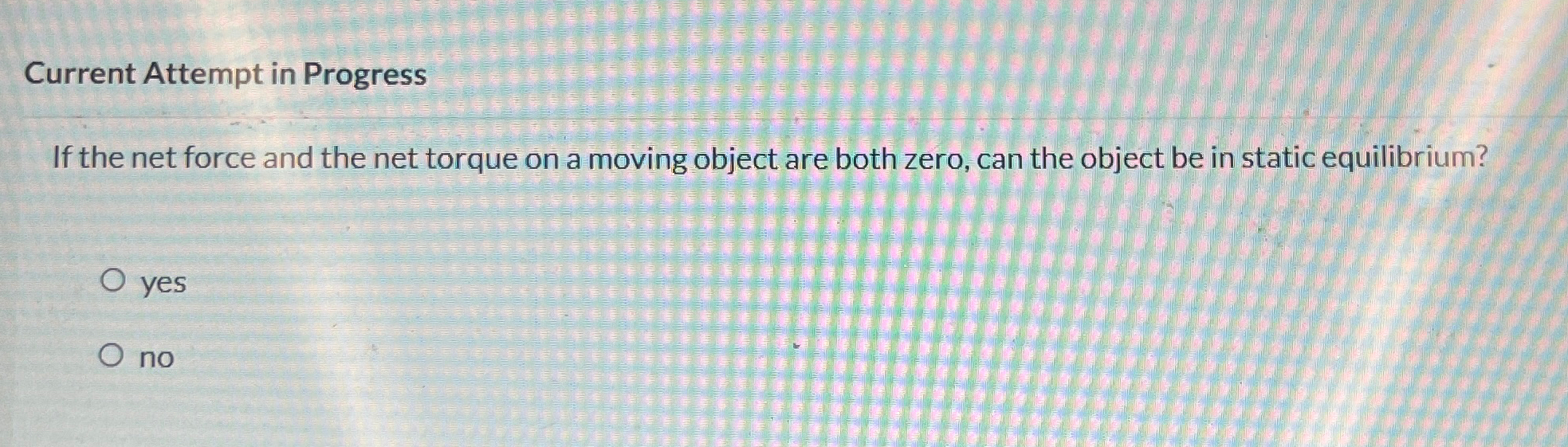 Solved Current Attempt in ProgressIf the net force and the | Chegg.com