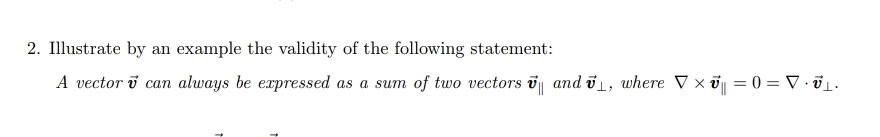 Solved Illustrate by an example the validity of the | Chegg.com