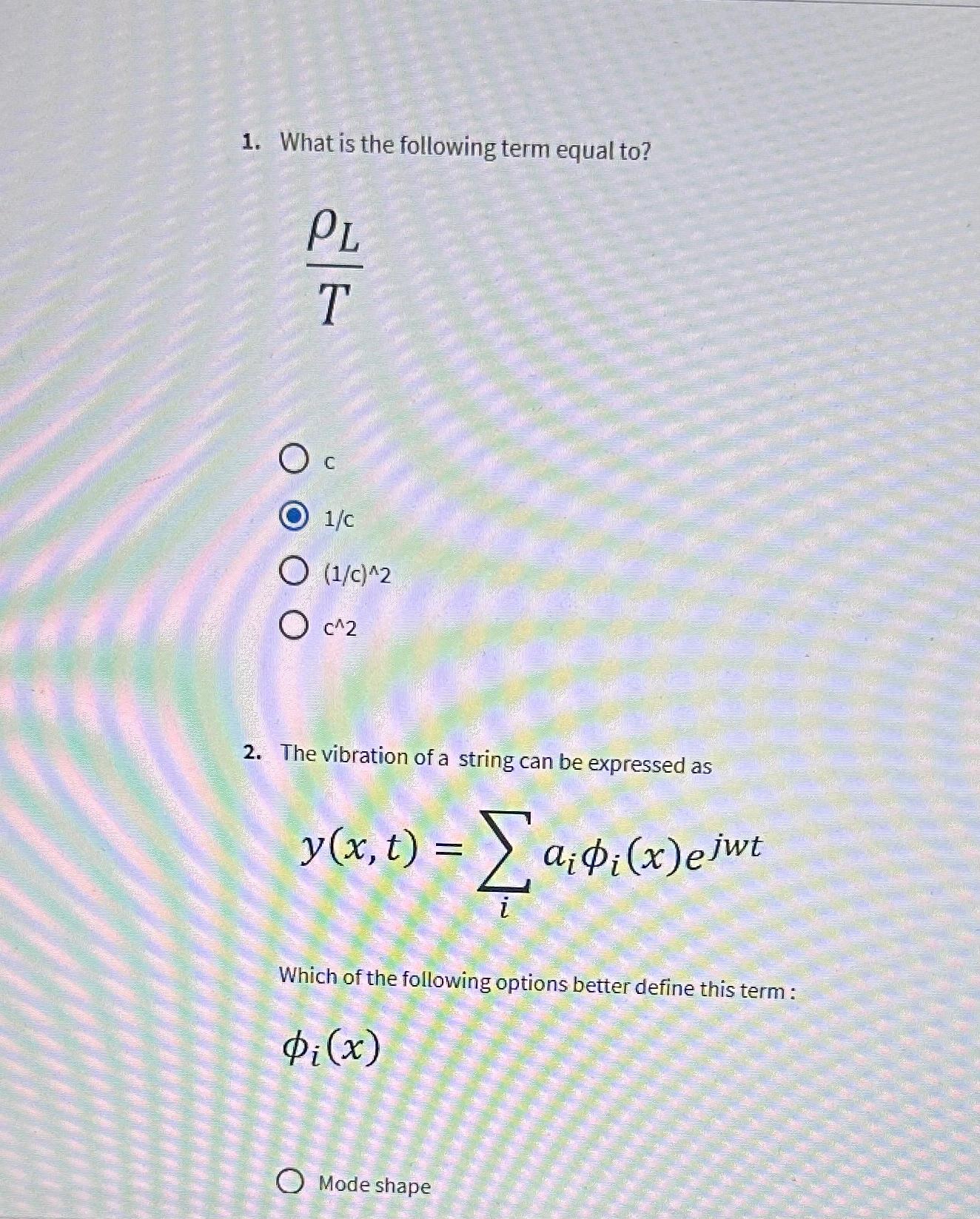 Solved What is the following term equal | Chegg.com