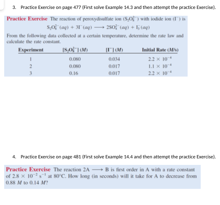 Solved Practice Exercise on ﻿page 477 (First ﻿solve Example | Chegg.com