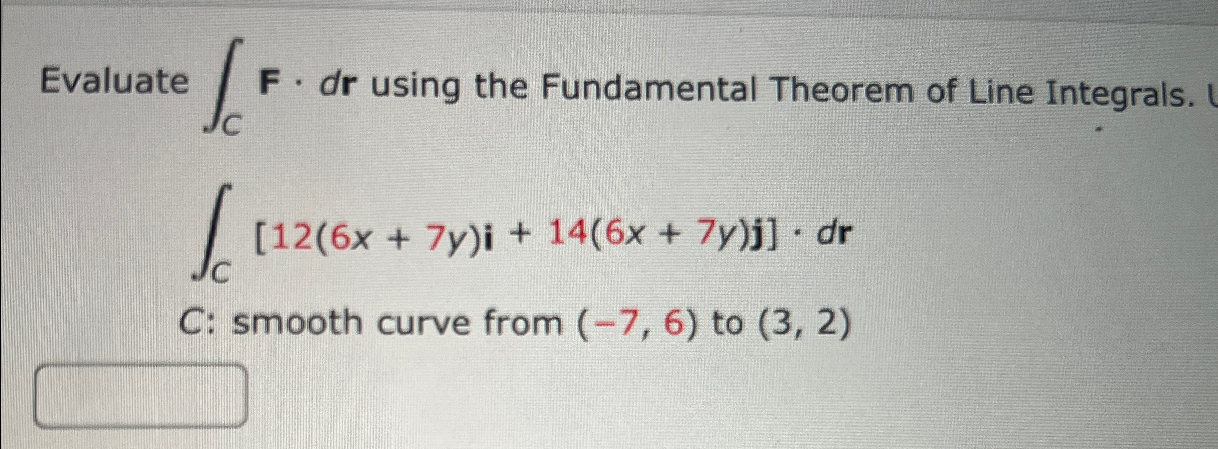 Solved Evaluate ∫C﻿F*dr ﻿using the Fundamental Theorem of | Chegg.com