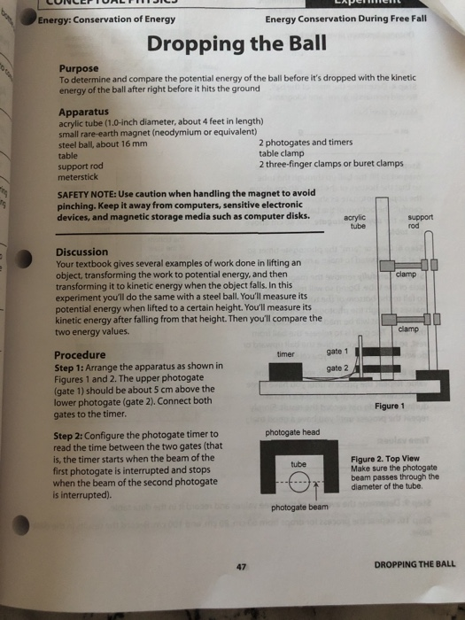 Solved Energy: Conservation of Energy Energy Conservation | Chegg.com
