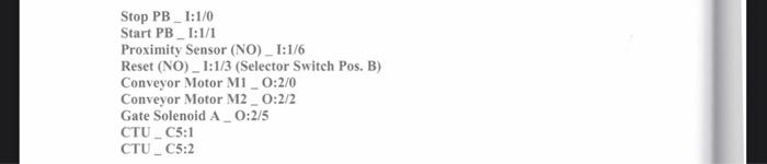 Solved 8-32 Write a documented PLC program that will | Chegg.com
