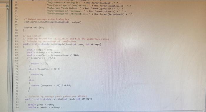 Solved The below code has been answer but it has to be | Chegg.com