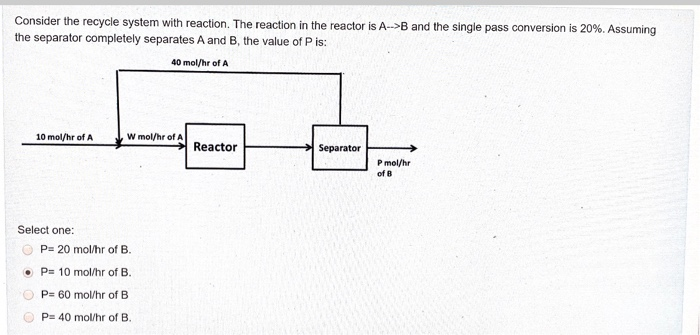 Solved Given is the flow sheet for a multiple unit process | Chegg.com