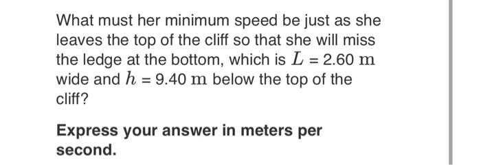 Solved A daring 51 kg swimmer dives off a cliff with a | Chegg.com