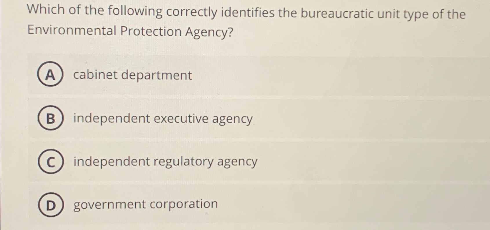 Solved Which of the following correctly identifies the | Chegg.com