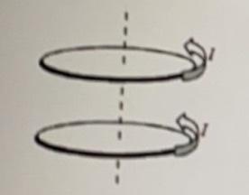 Solved A current through two loops as shown below. If it | Chegg.com