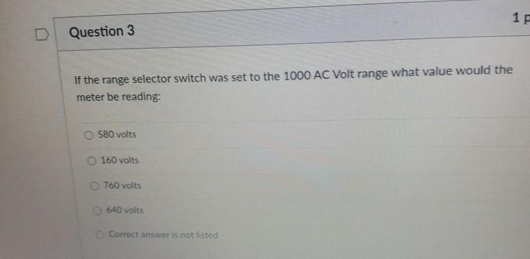 Solved OHMS OHMS an BE BE The scale on this VOM example | Chegg.com
