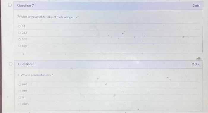 Solved Prepare a set of profile leveling notes for the data | Chegg.com